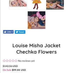 Louise Misha | Shirts & Tops | Louise Misha Girls Jacket Chechka ...